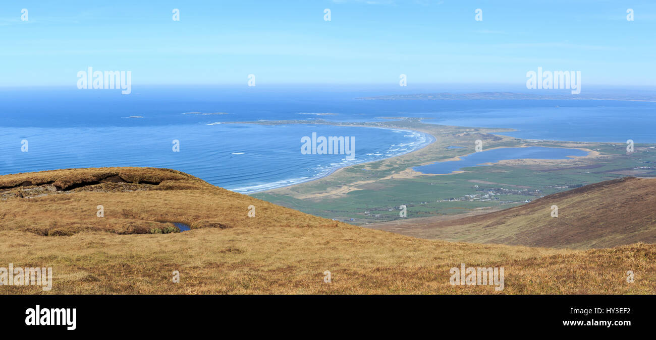 Looking north towards the Maharees and Kerry Head from Coombane ...