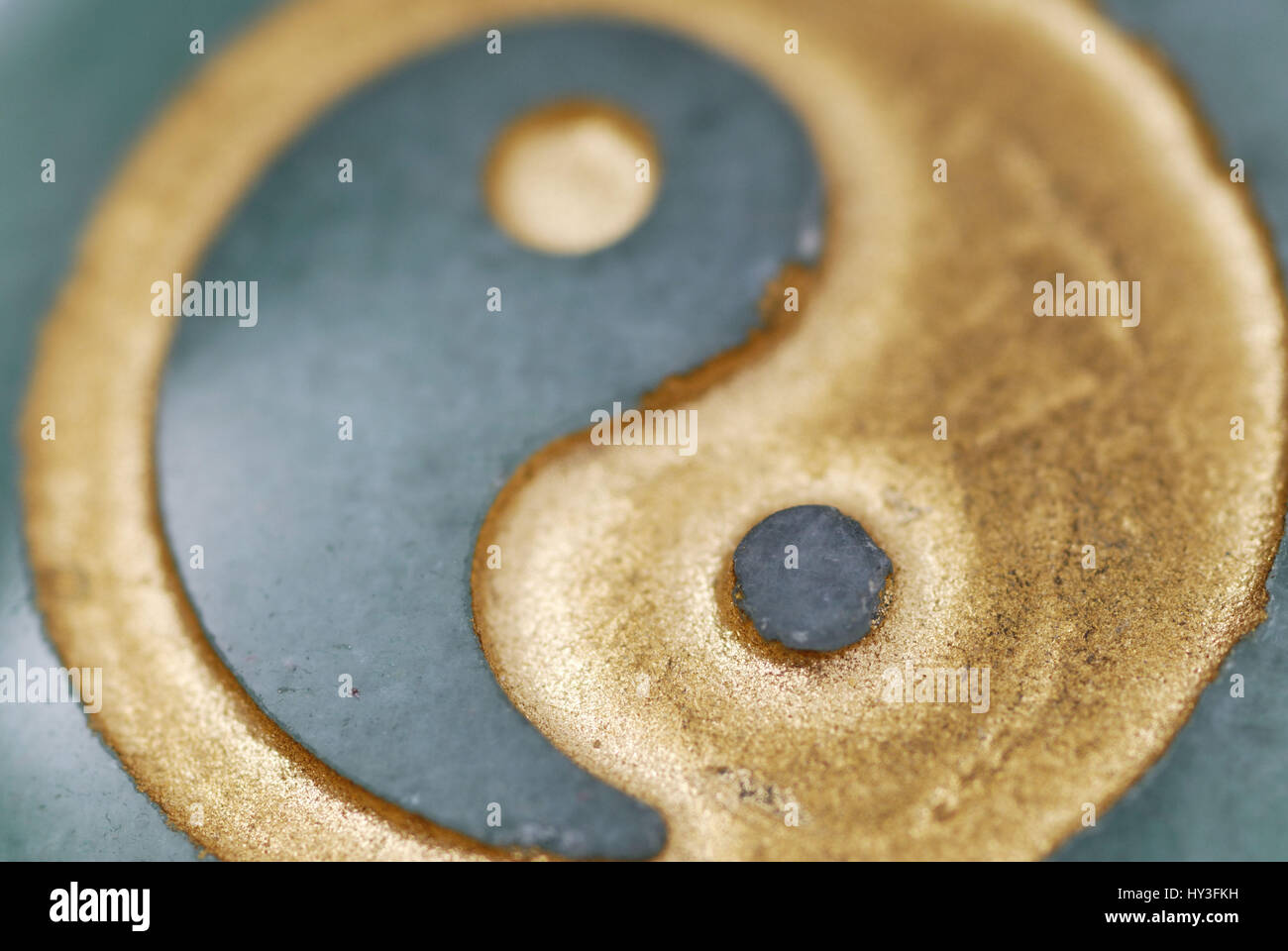 Chinese sign Yin and Yang, Chinesisches Zeichen Yin und Yang Stock ...