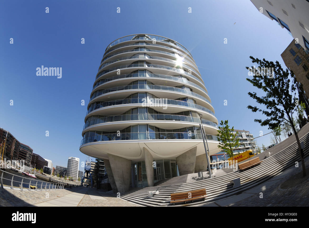 Oval residential tower hi-res stock photography and images - Alamy