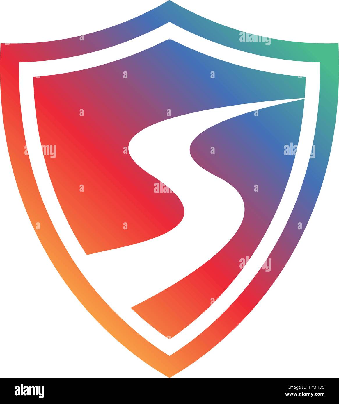 Creative Shield. Vector sign template. Symbol of security Stock Vector ...