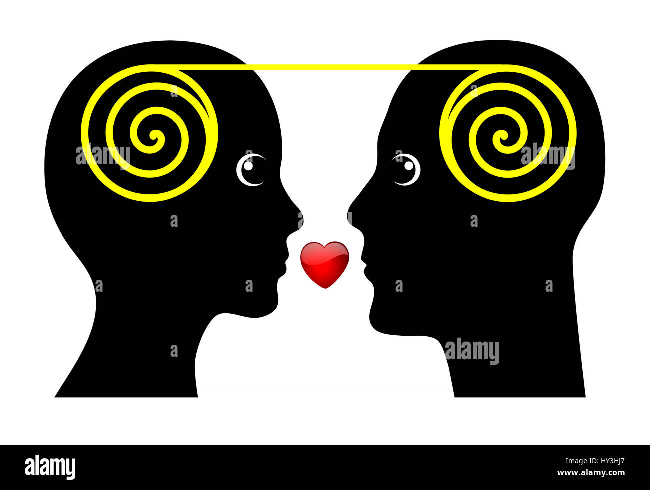 Man and woman perfectly matching together Stock Photo - Alamy