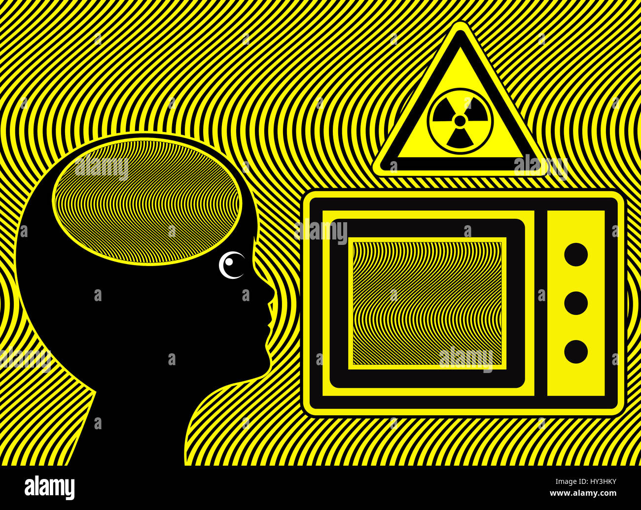 Hazard sign and brain hi-res stock photography and images - Alamy