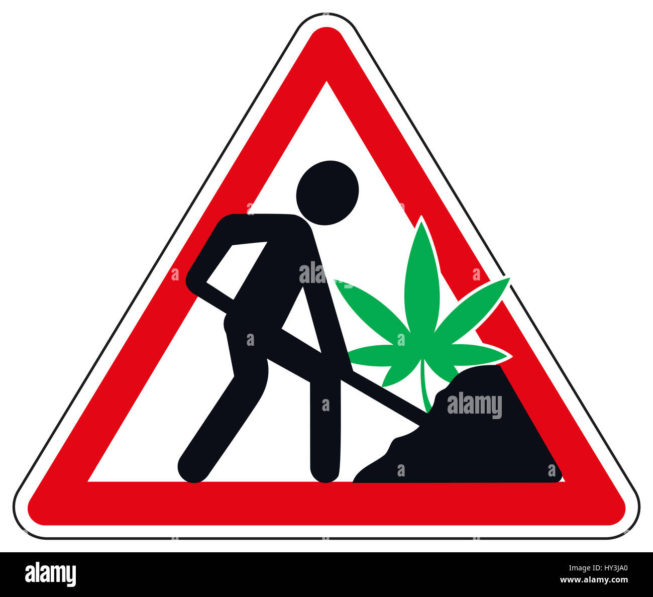 Humorous concept sign for cannabis farm or place to buy pot Stock Photo ...