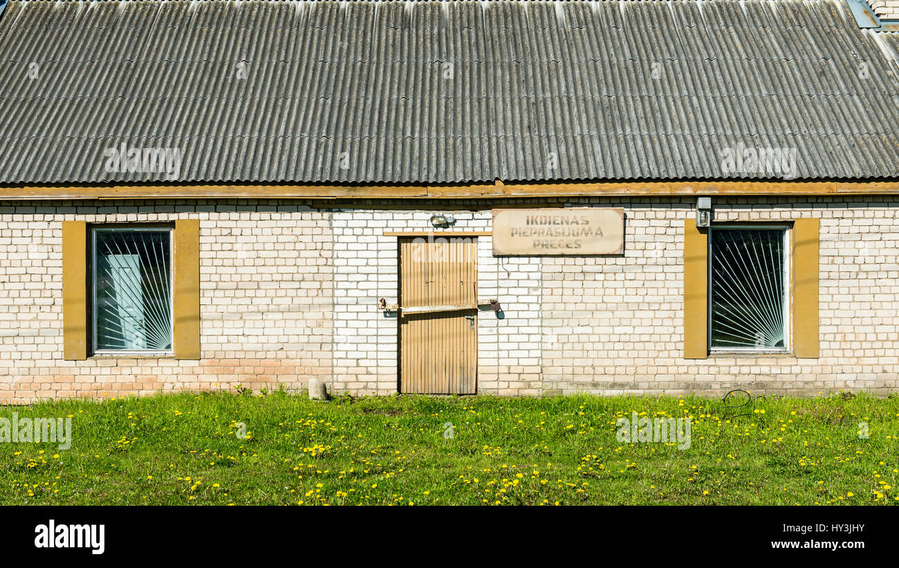 countryside buildings in summer in small village Stock Photo - Alamy