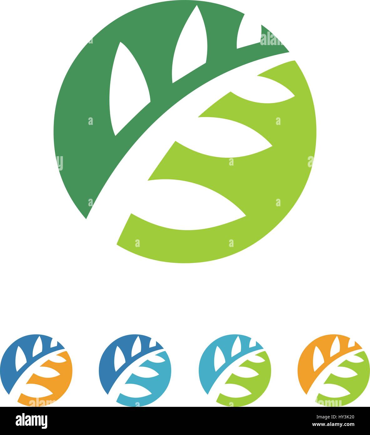 Natural symbol design concept Illustration Stock Vector Image & Art - Alamy