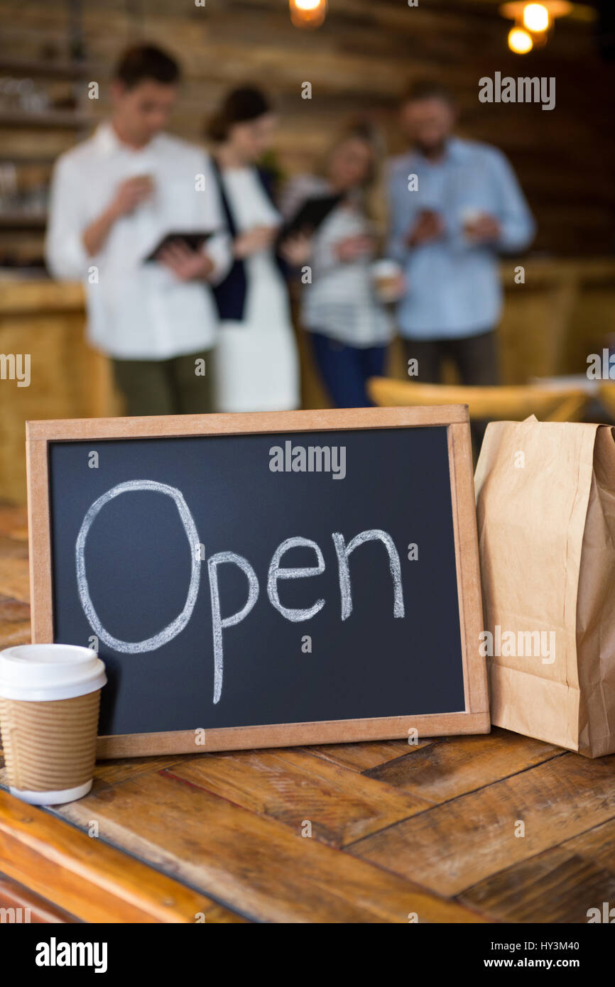 Cafeteria food cafe signboard hi-res stock photography and images - Alamy