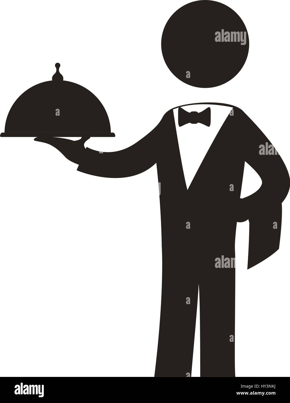 Restaurant Waiter Vector