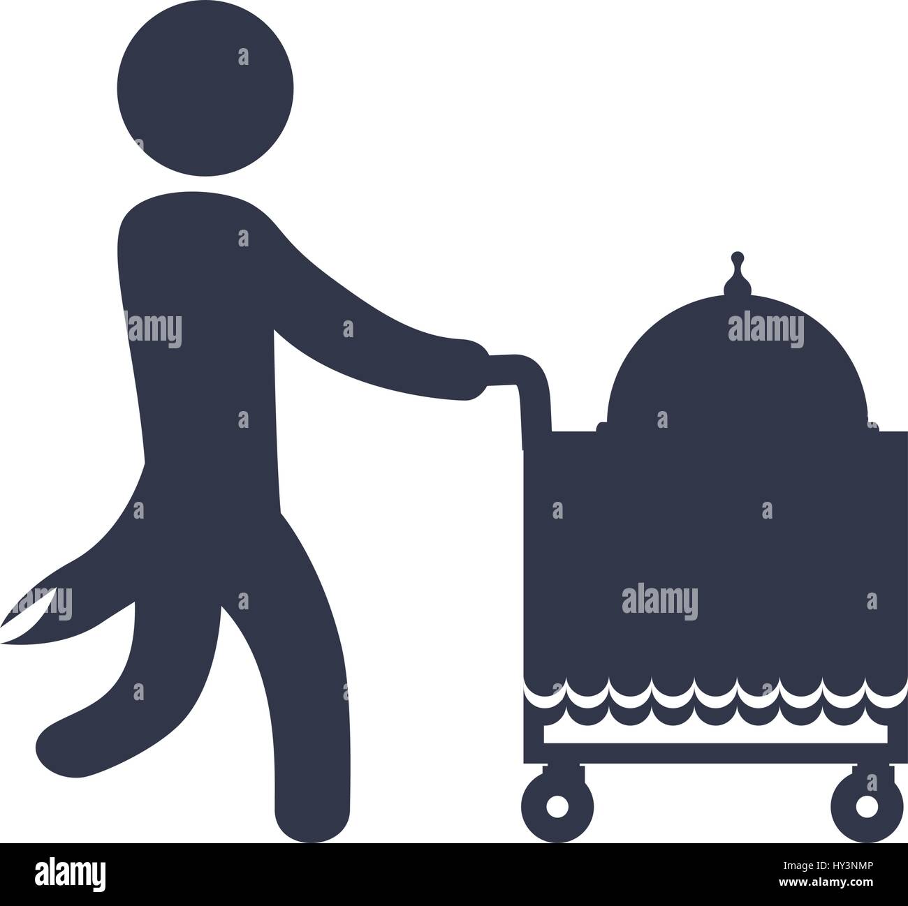 Pushing tray cart hi-res stock photography and images - Alamy