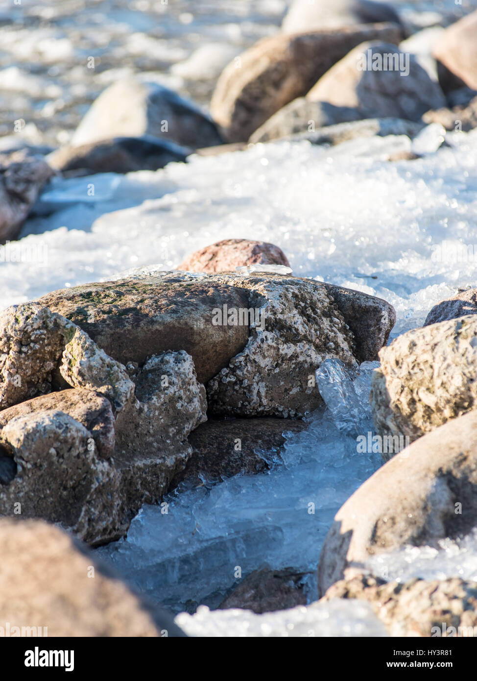 abstract frozen ice blocks in the sea Stock Photo - Alamy