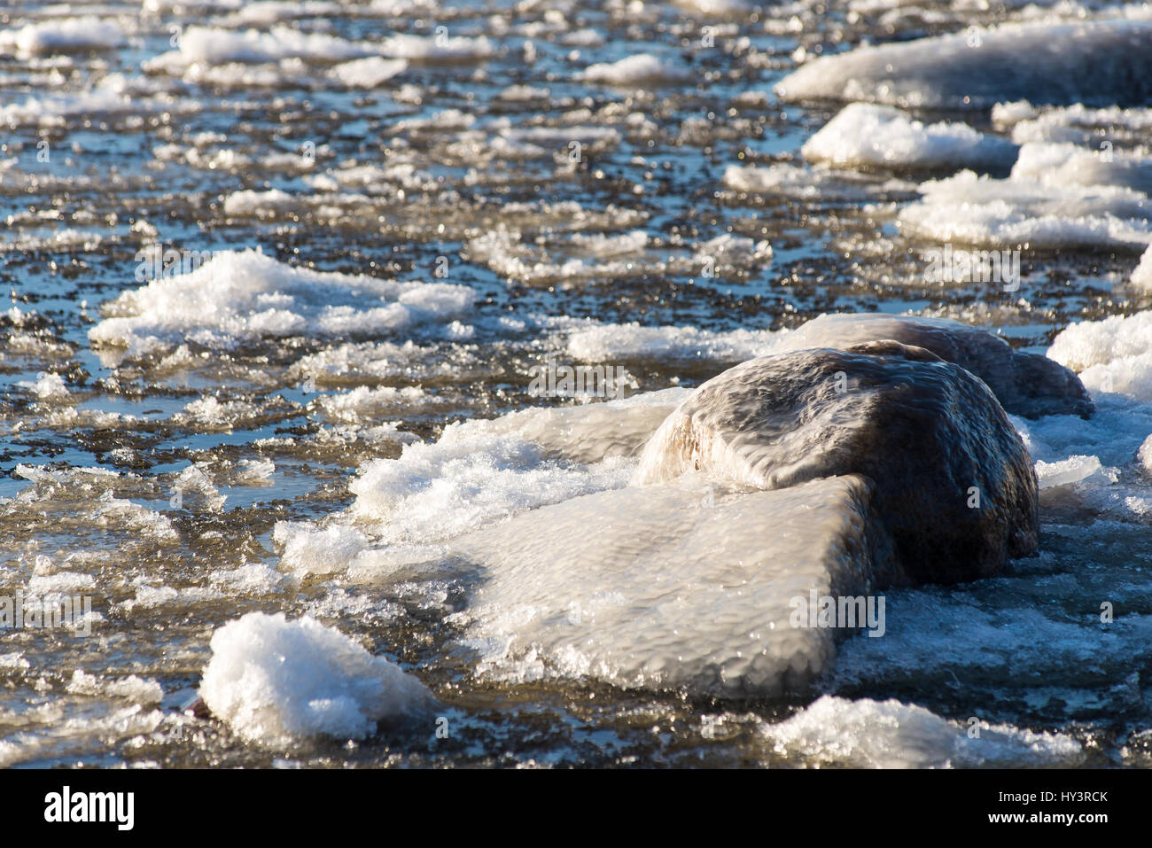 abstract frozen ice blocks in the sea Stock Photo - Alamy