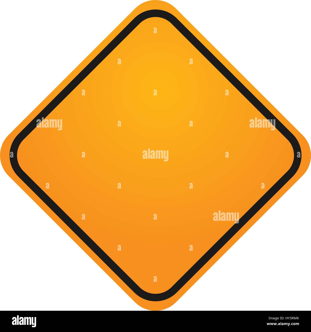 traffic sign danger warning blank vector icon illustration Stock Vector ...