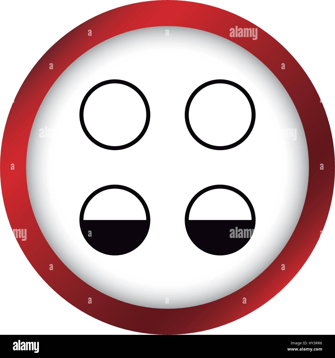 sign lights low symbol vector icon illustration Stock Vector Image ...