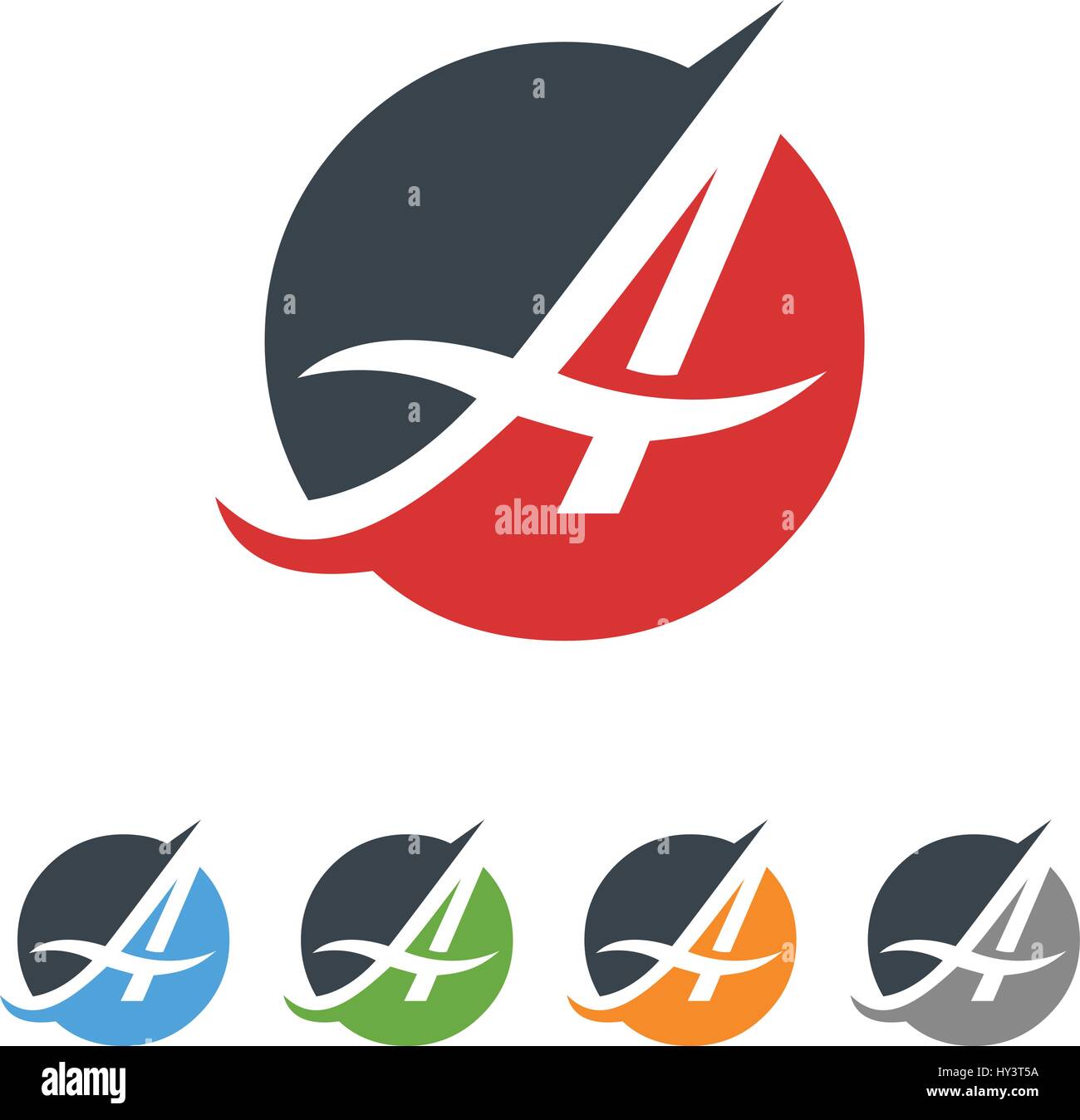 letter A Symbol design illustration, Creative Concept Stock Vector ...