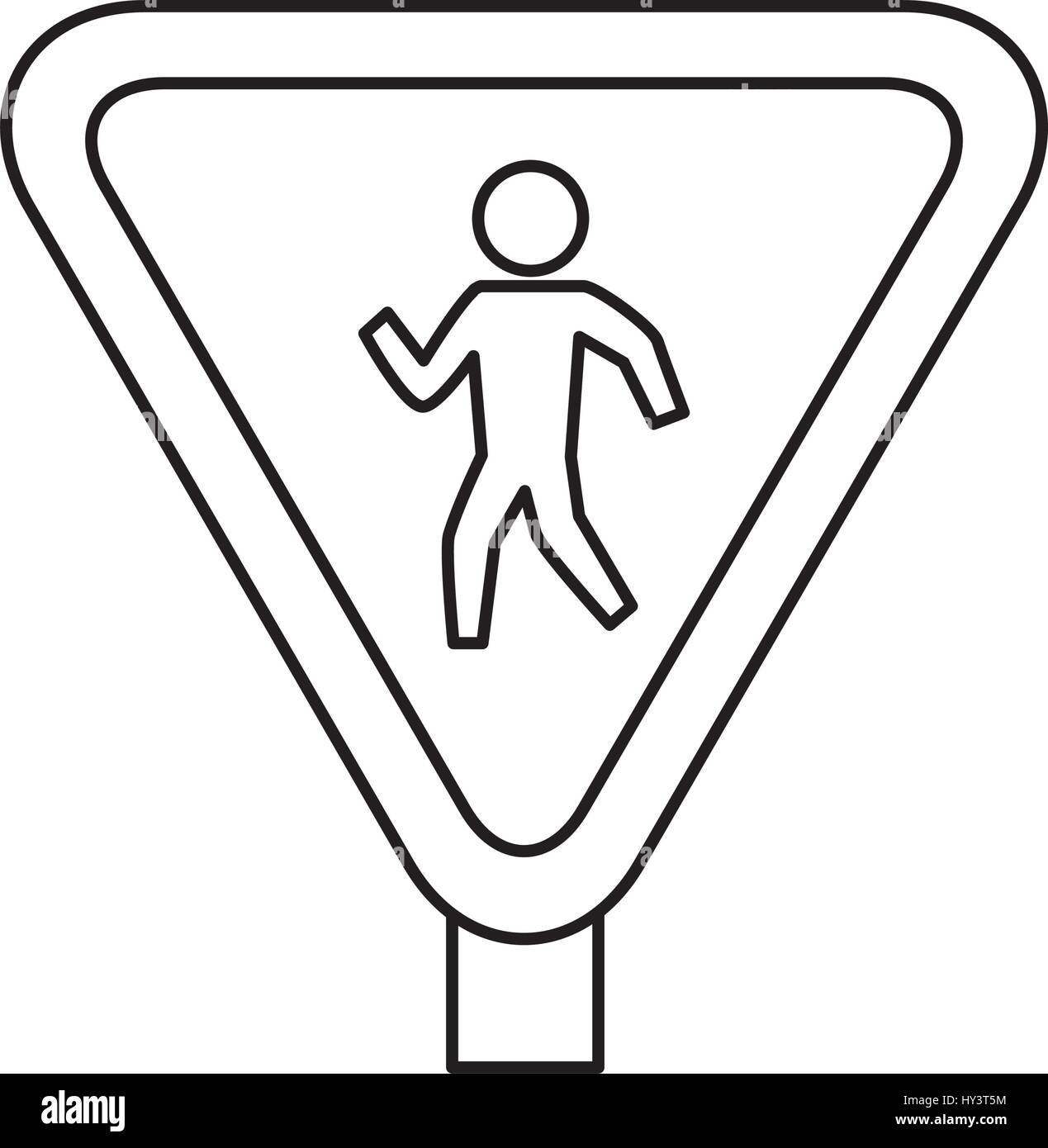 Crosswalking Stock Vector Images - Alamy