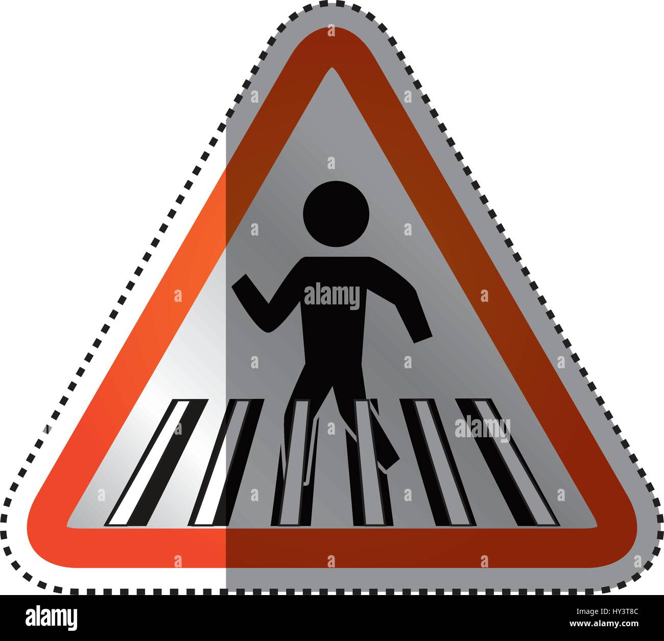 Crosswalking Stock Vector Images - Alamy