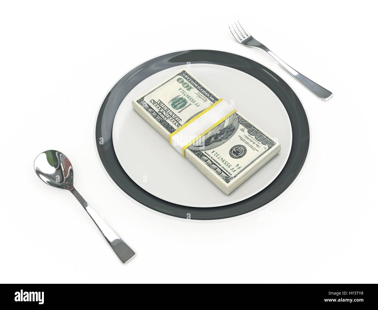 Business lunch table place Cut Out Stock Images & Pictures - Alamy