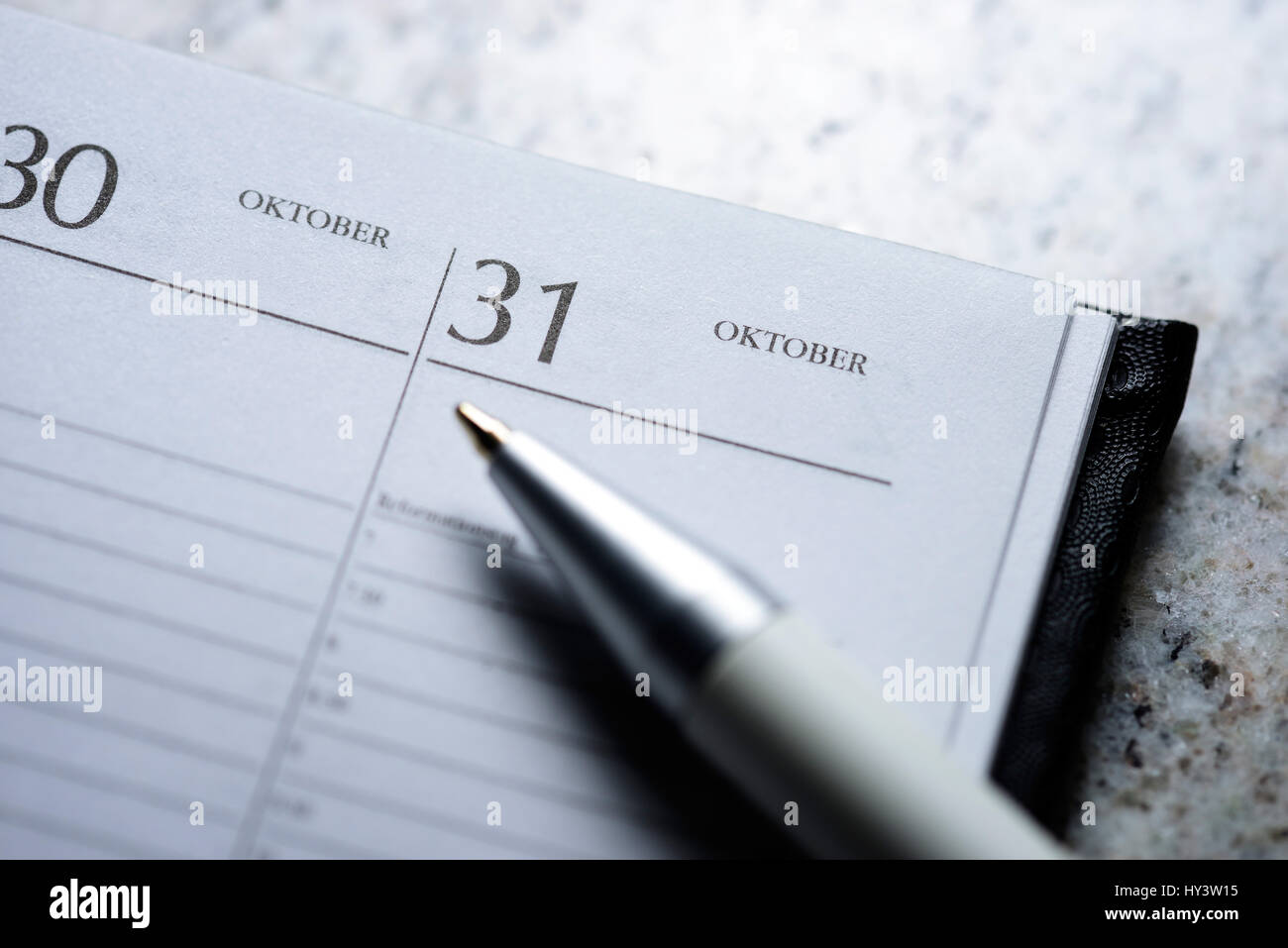 Calendar sheet 31st of October, 2017, public holiday, Kalenderblatt 31 ...