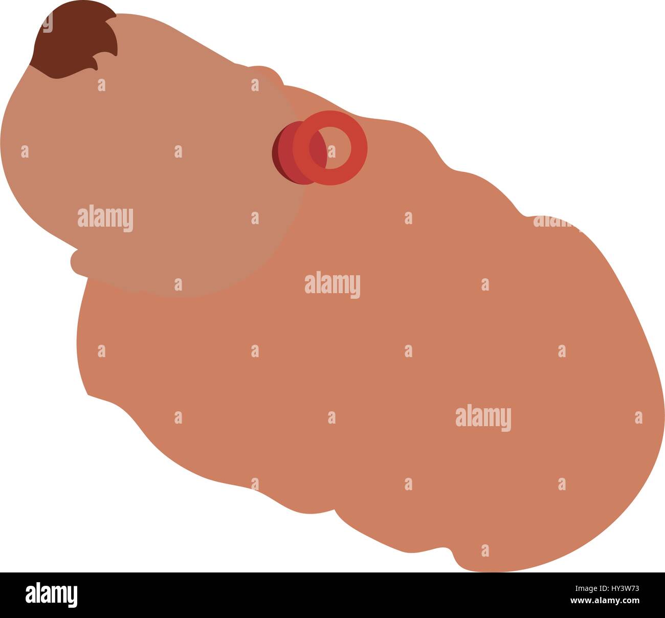 baby newborn child faceless vector icon illustration Stock Vector Image ...