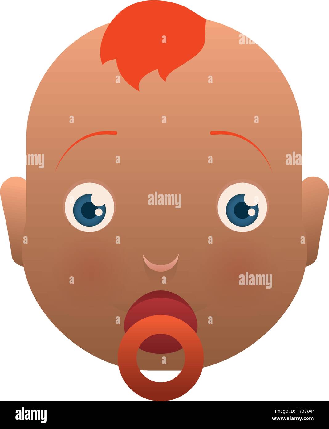 baby newborn child face head Stock Vector Image & Art - Alamy