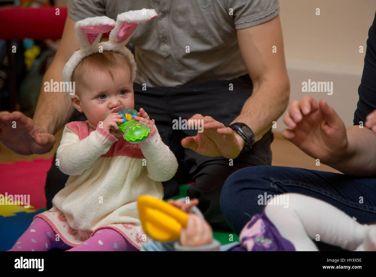 Children at an educational playgroup Stock Photo - Alamy