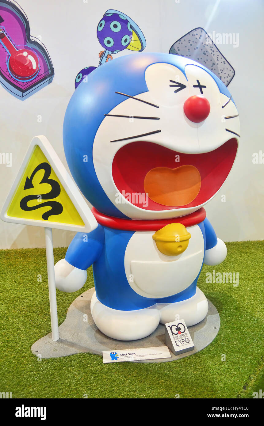 Doraemon statue in 100 Doraemon Secret Gadgets Expo Stock Photo - Alamy
