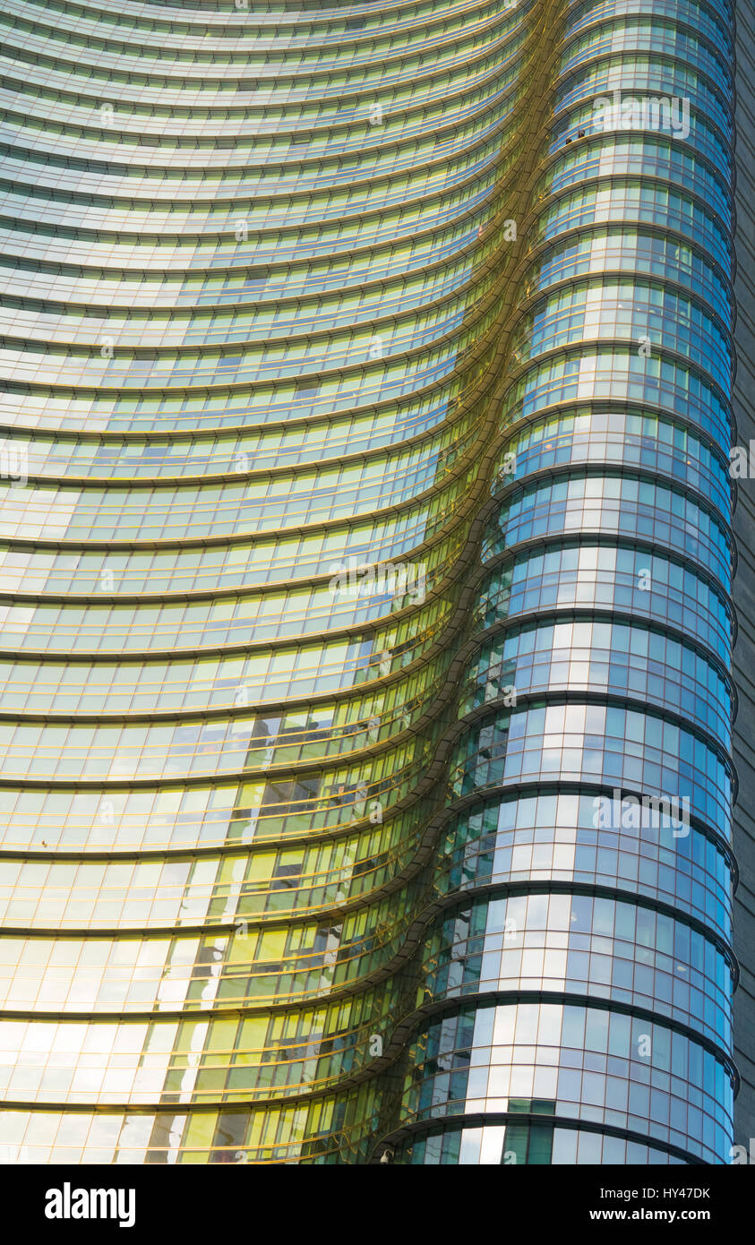 Modern office tower made from glass and steel Stock Photo - Alamy