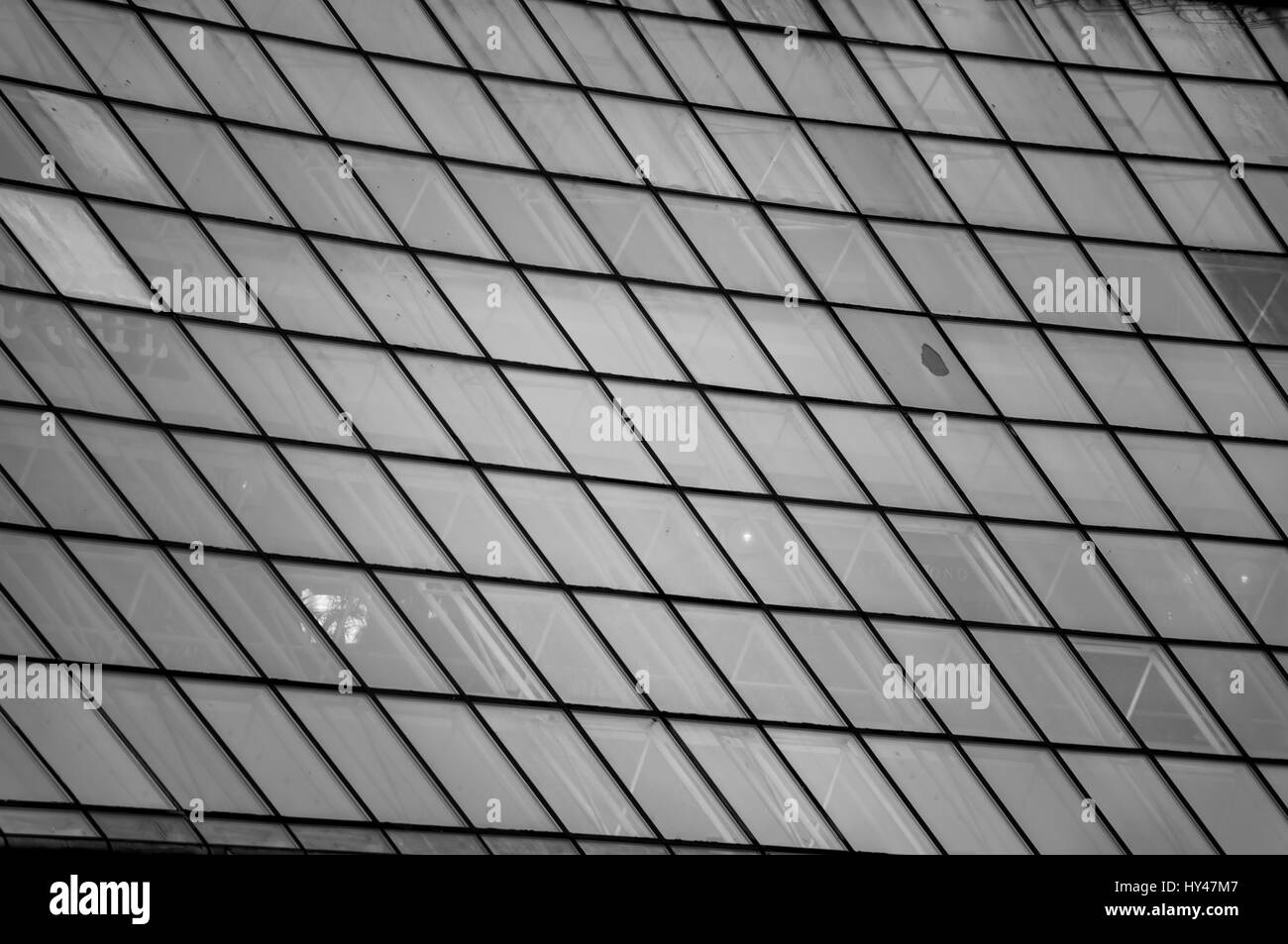 Textured large windows large glass windows reliable strong Stock Photo ...