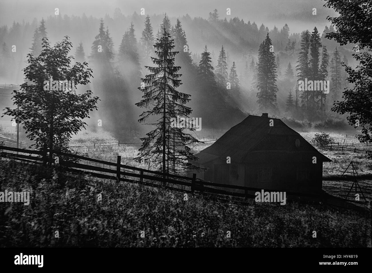 Mount rich morning the sun Stock Photo - Alamy