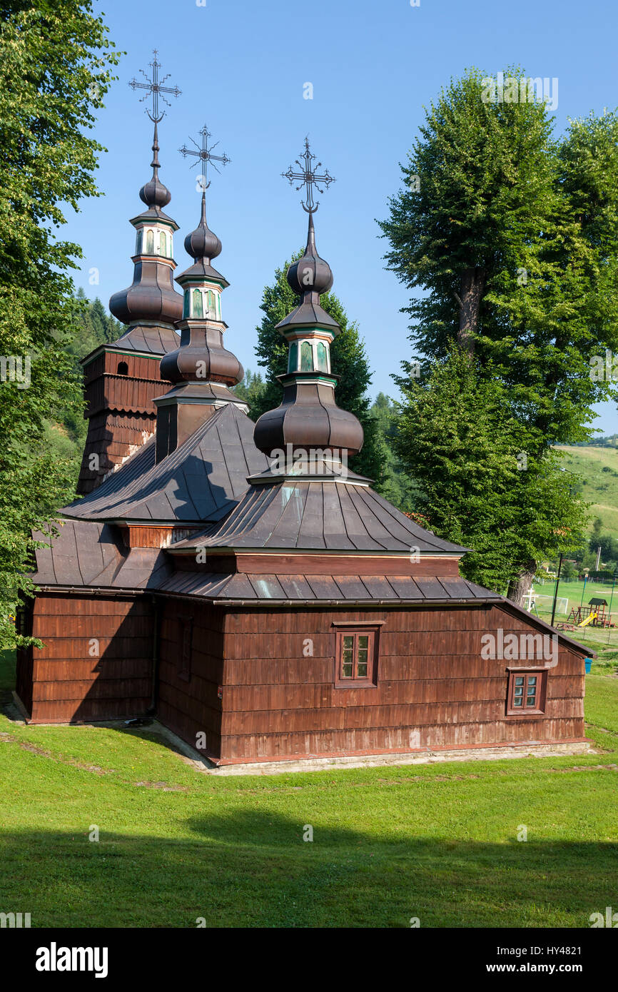 Milik, 19th century church, wooden architecture, Malopolska, Poland ...