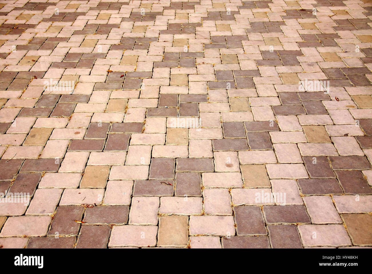 beautiful pathway and street block with brown and gray color Stock ...