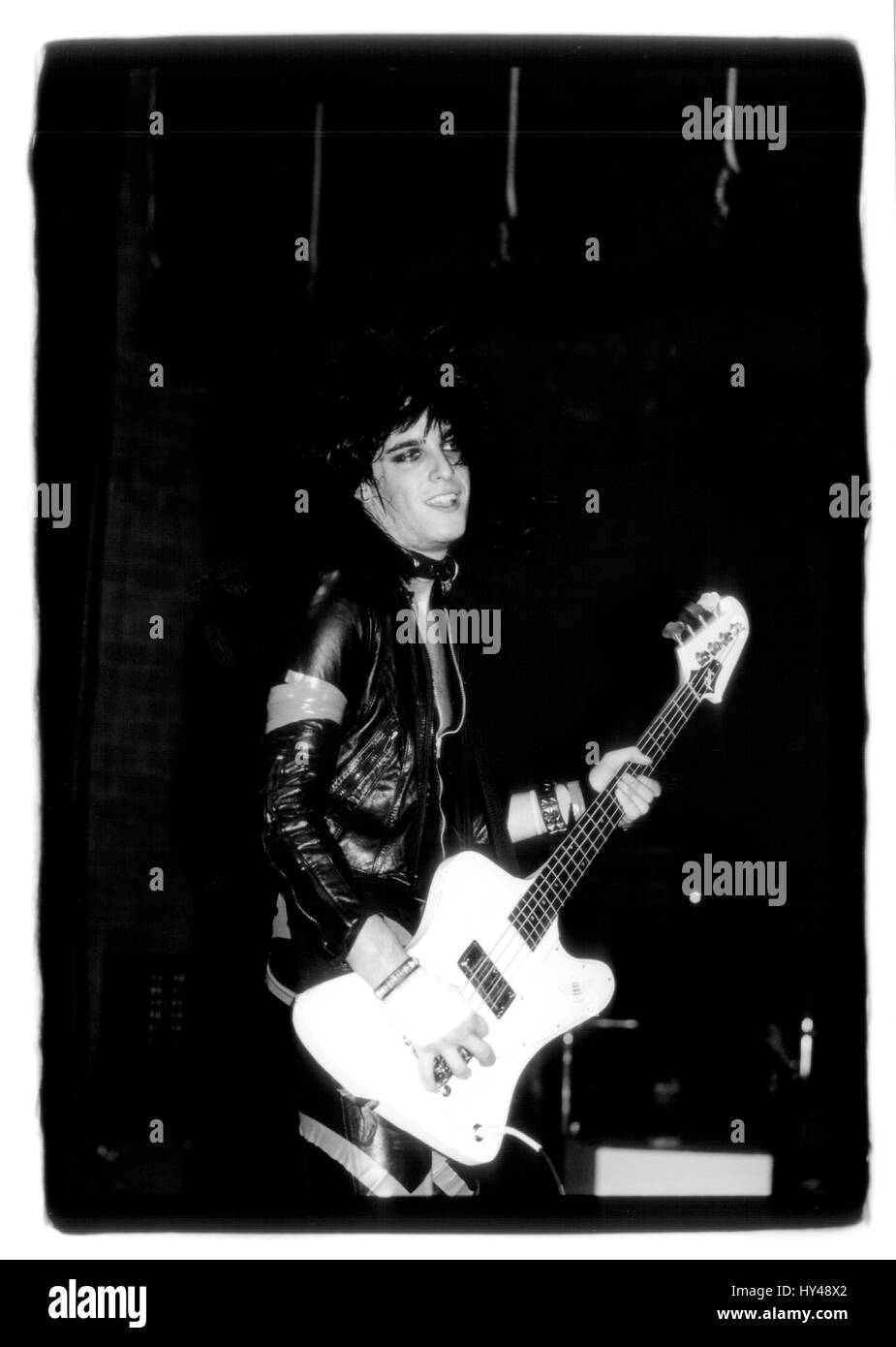 Motley Crue performing live in an early club performance in Hollywood ...