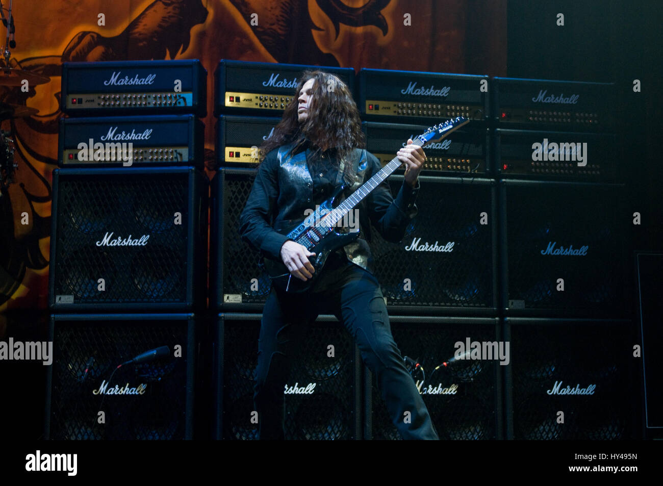 Megadeth perform at the Epiphone Revolver Golden Gods Awards at Club ...