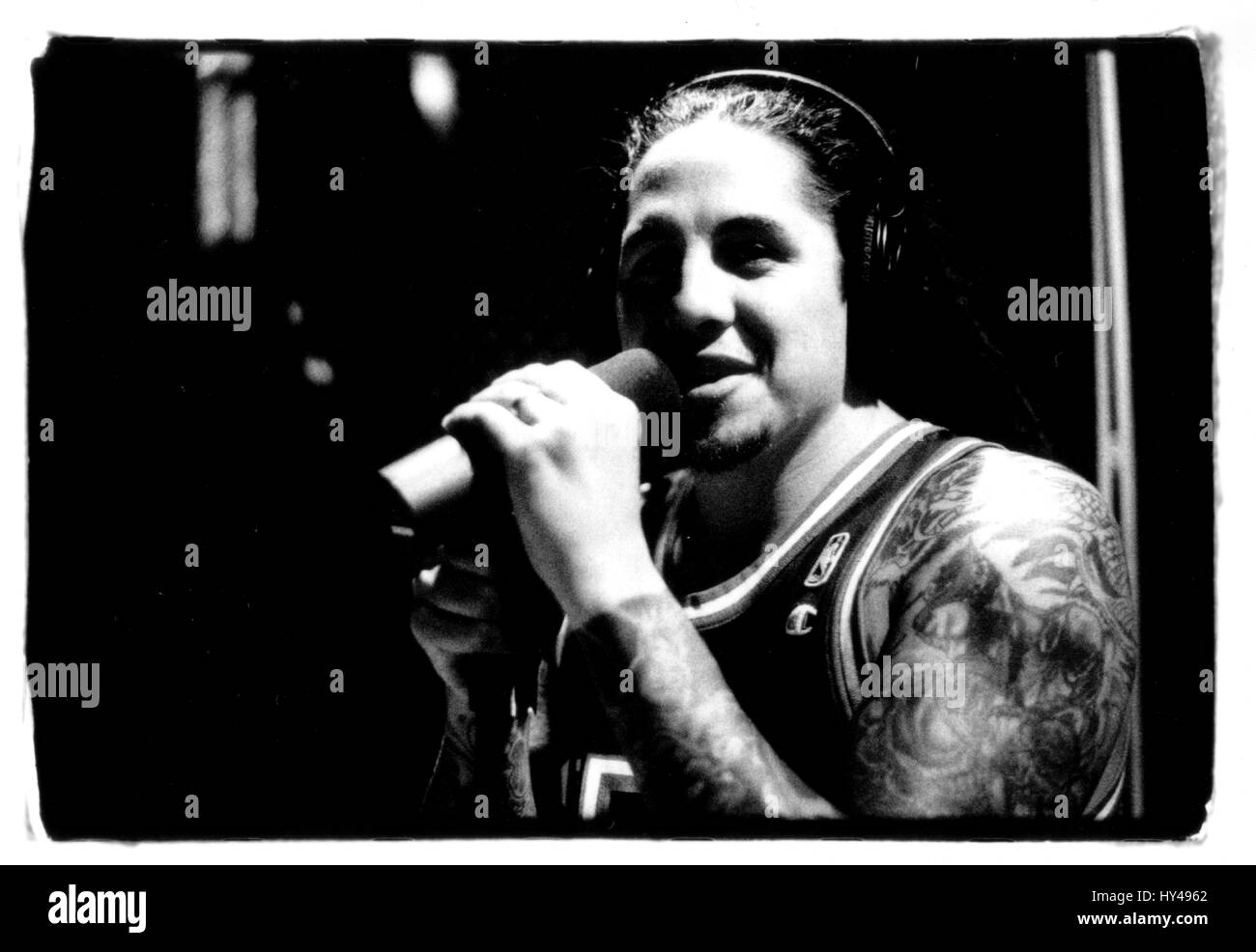 P.O.D. in the studio recording their 2003 CD "Payable On Death." Photos ...
