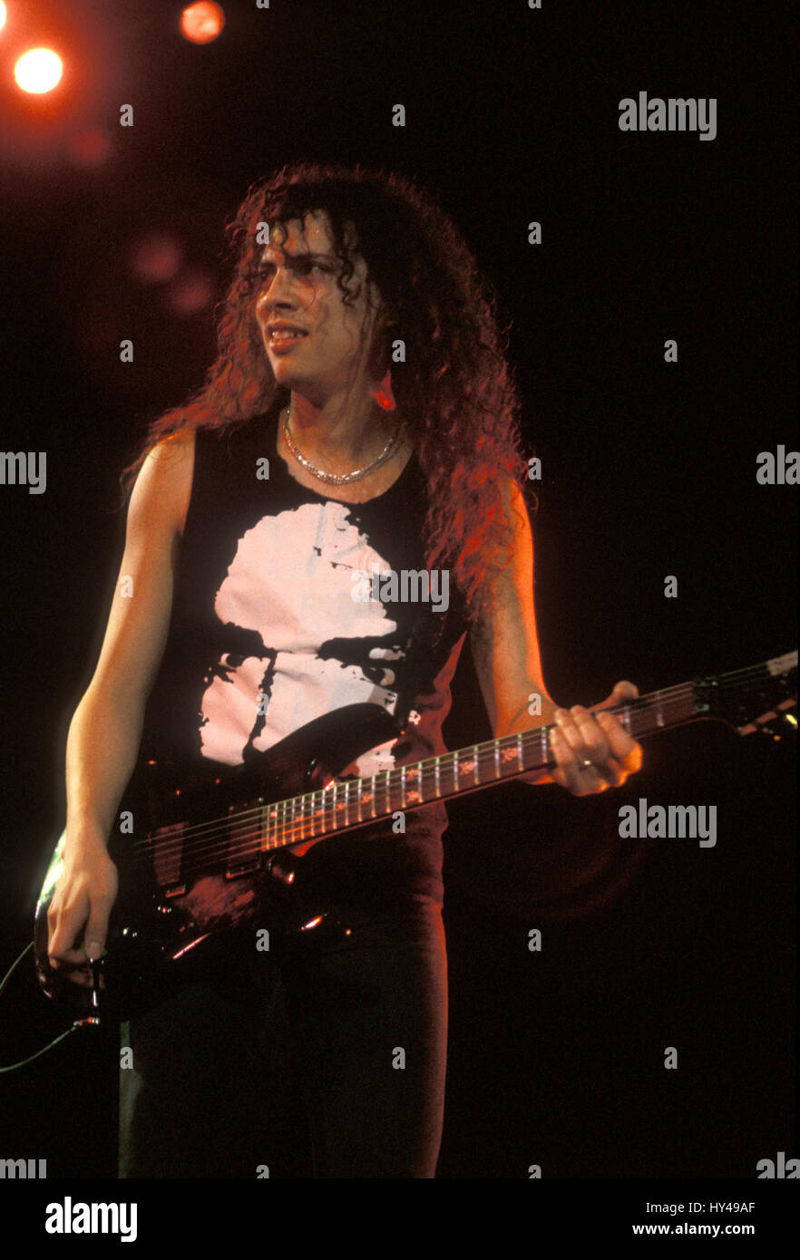 Metallica performing live 1989 hi-res stock photography and images - Alamy