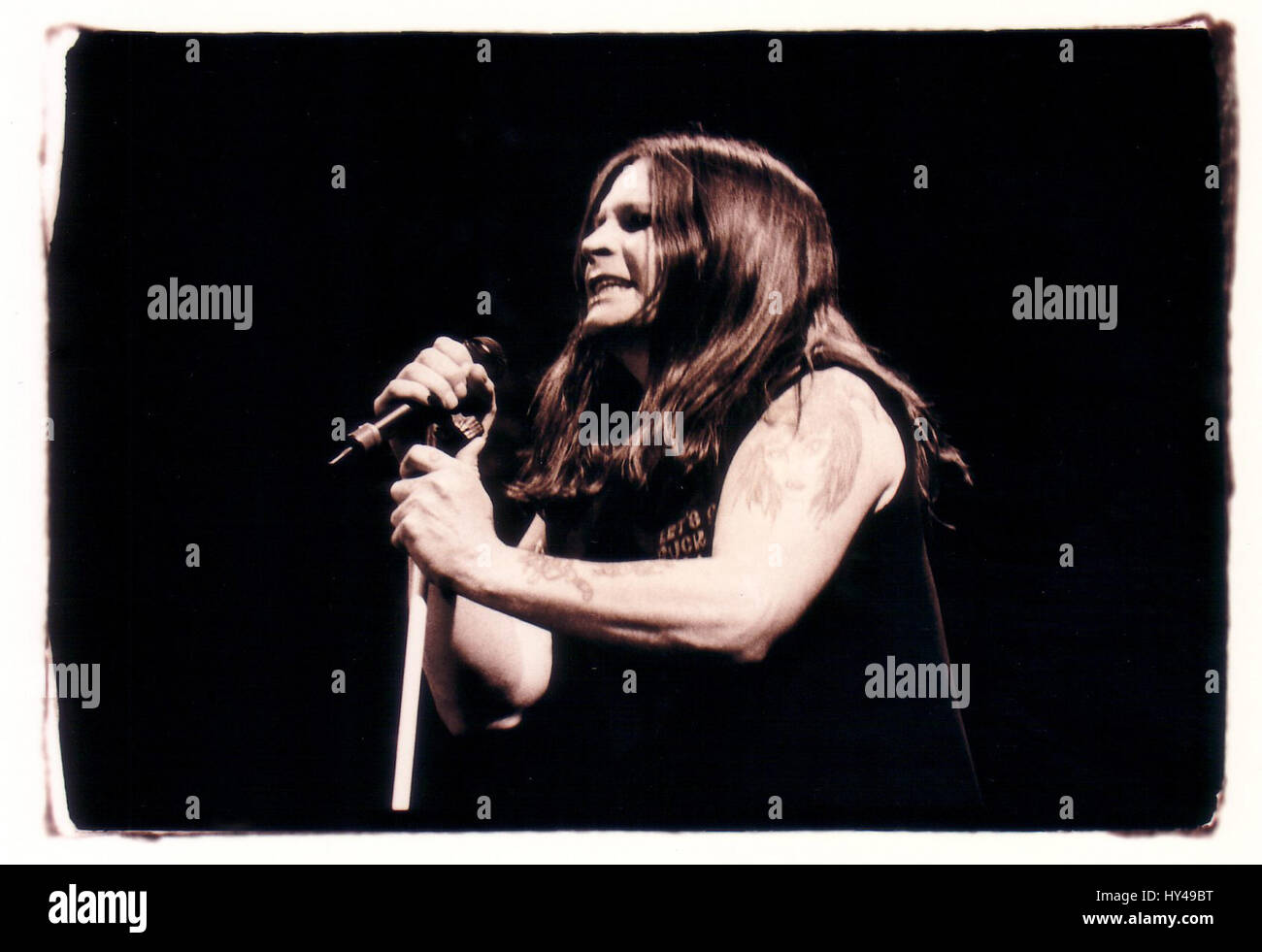 Ozzy Osbourne performing at the very first Ozzfest tour - Ozzfest 1996 ...