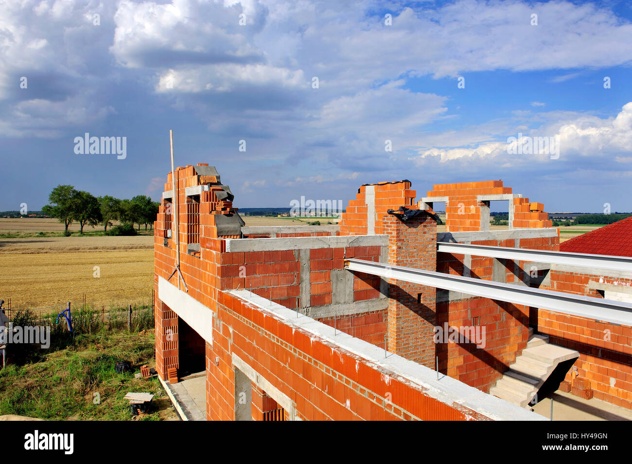 aspiration, blocks, bricks, building, building site, construction ...
