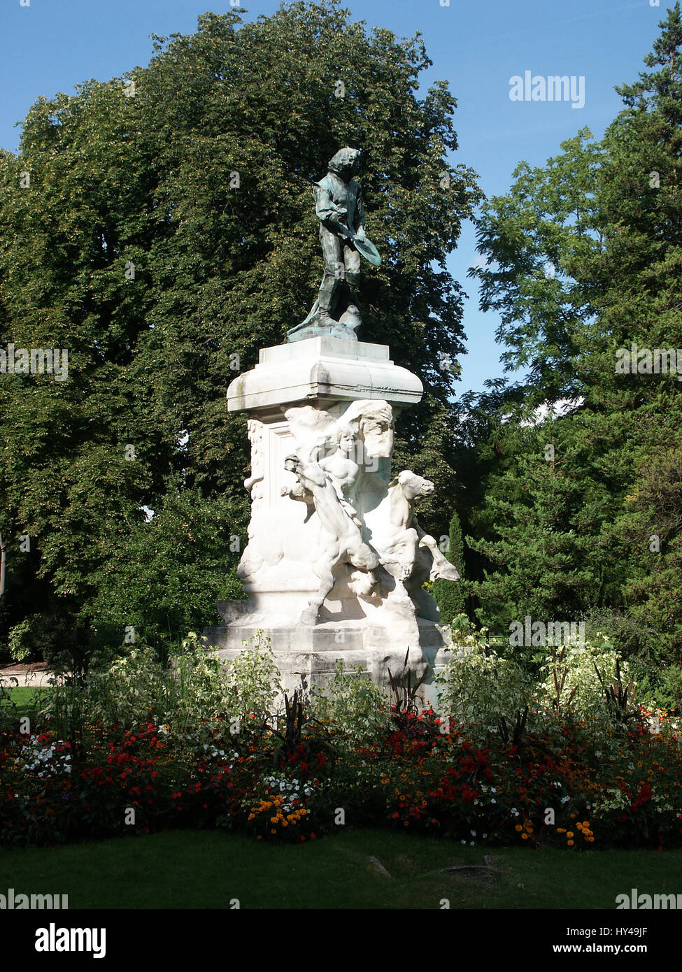 Statue by Rodin in Nancy Stock Photo - Alamy