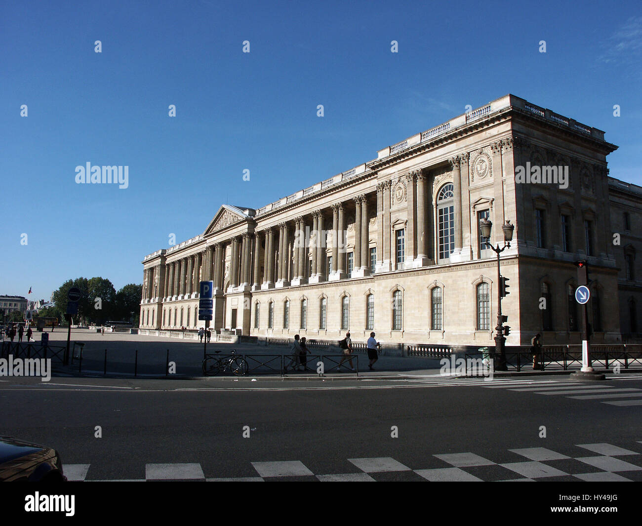 The Louvre Rivoli in Paris Stock Photo - Alamy