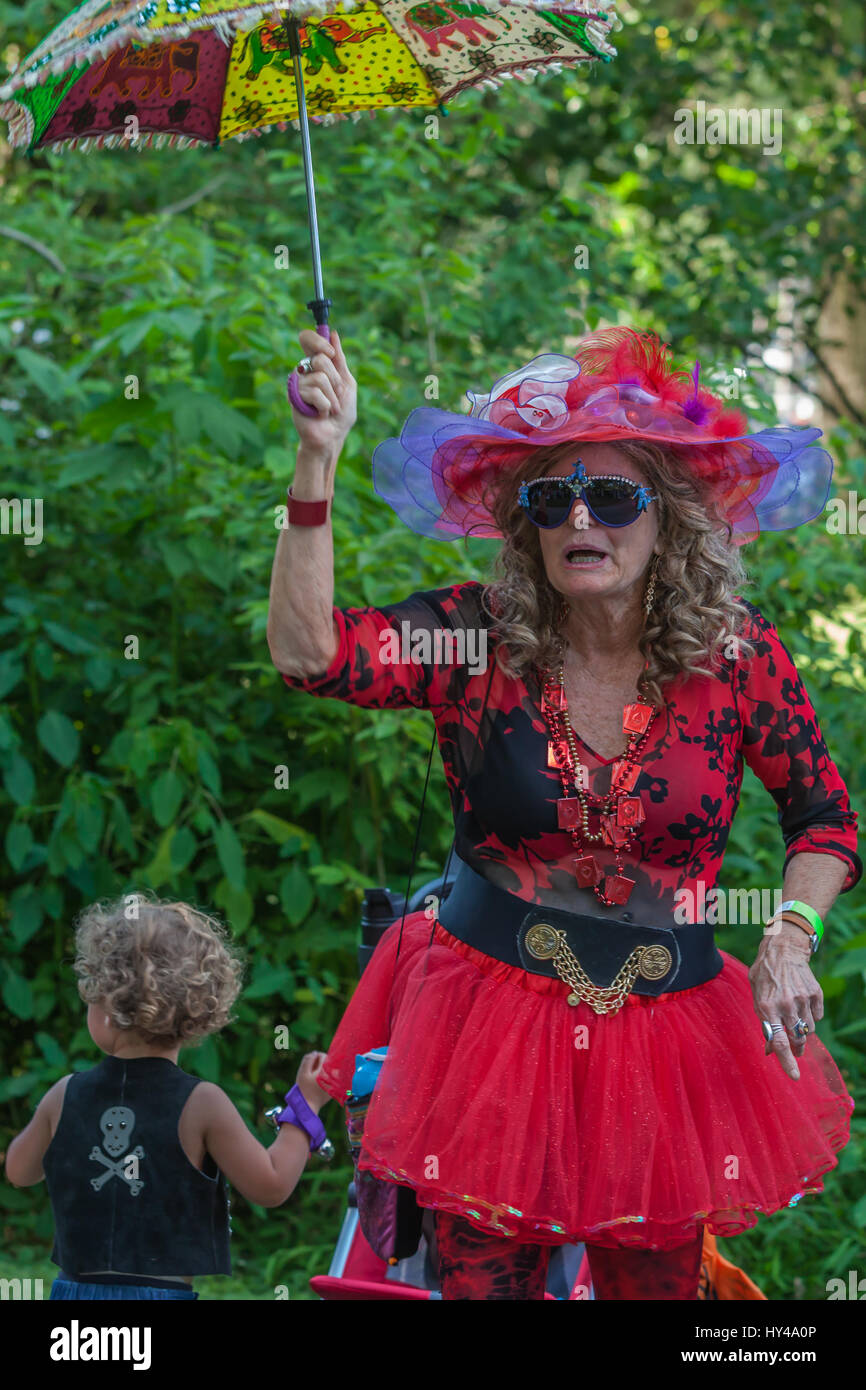 The Summer Solstice Festival has a Parasol Parade with huge puppets ...