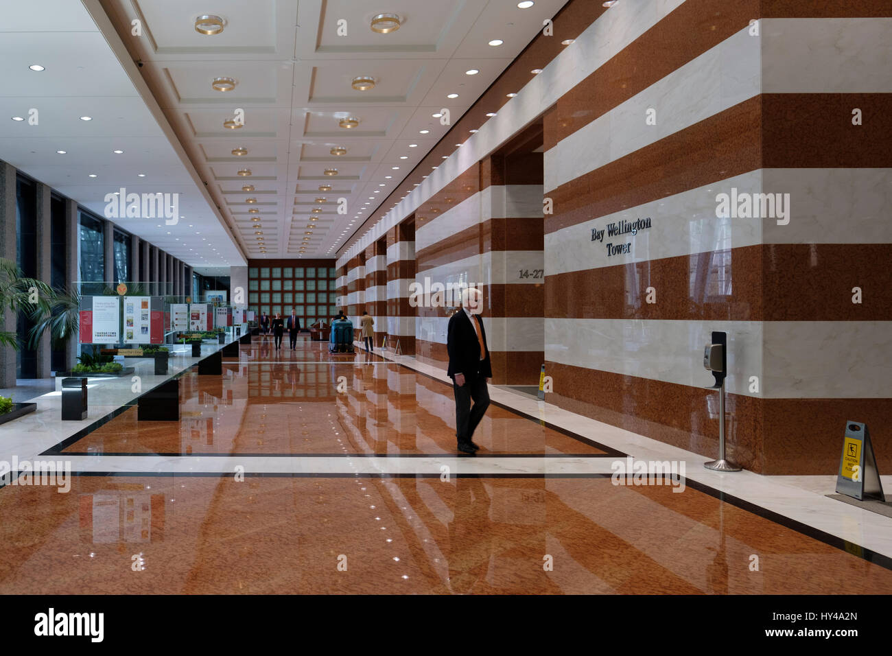 Bay Wellington Tower lobby, Brookfield Place (formerly BCE Place ...