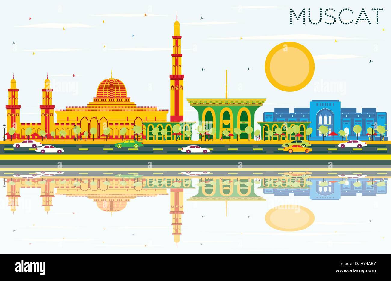 Oman Muscat Stock Vector Images - Alamy