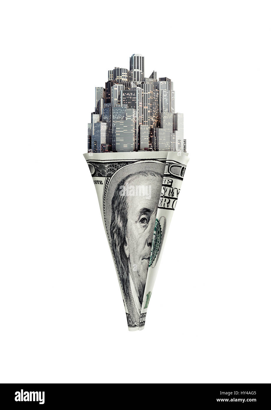 Skyline banking Cut Out Stock Images & Pictures - Alamy