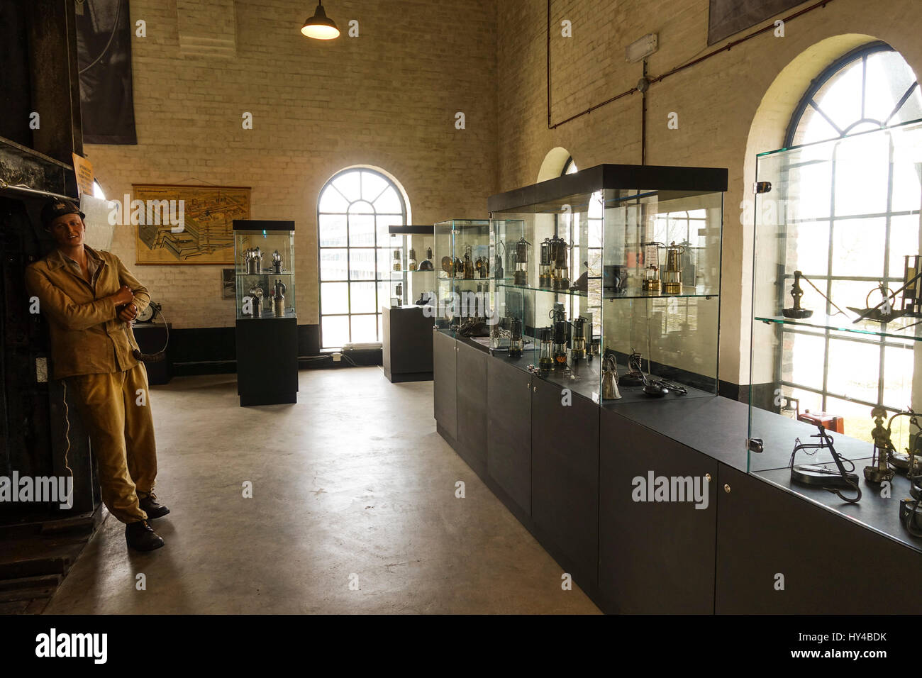 Interior of Coal Mine museum, Oranje Nassau, Heerlen, Limburg ...