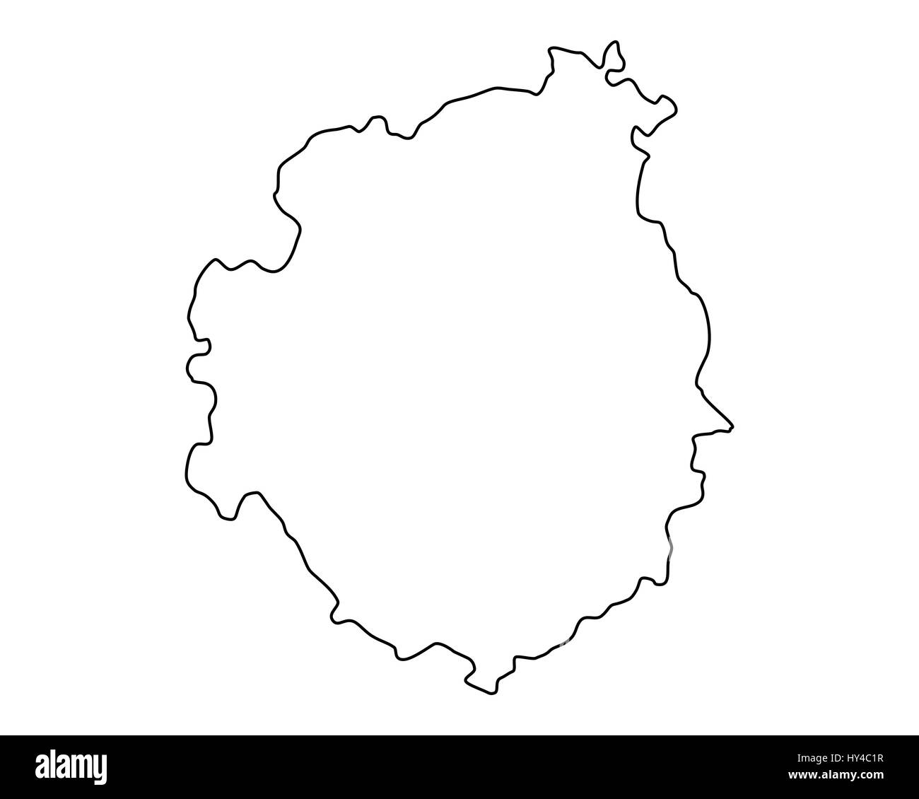 Map of Brava Stock Photo - Alamy