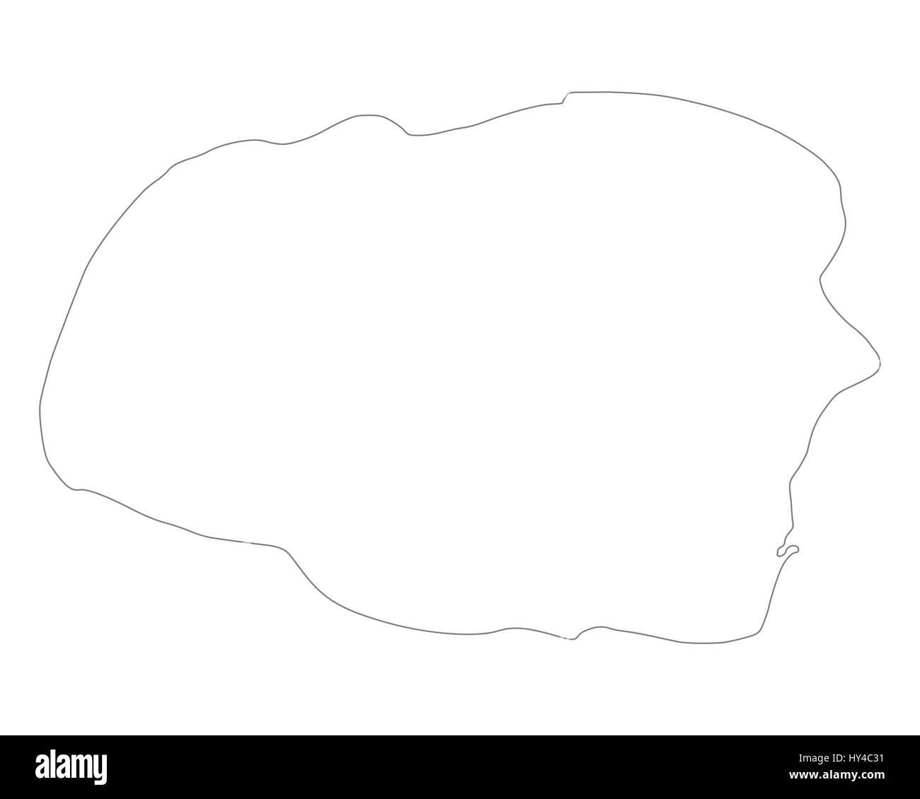 Map of Foehr Stock Photo - Alamy