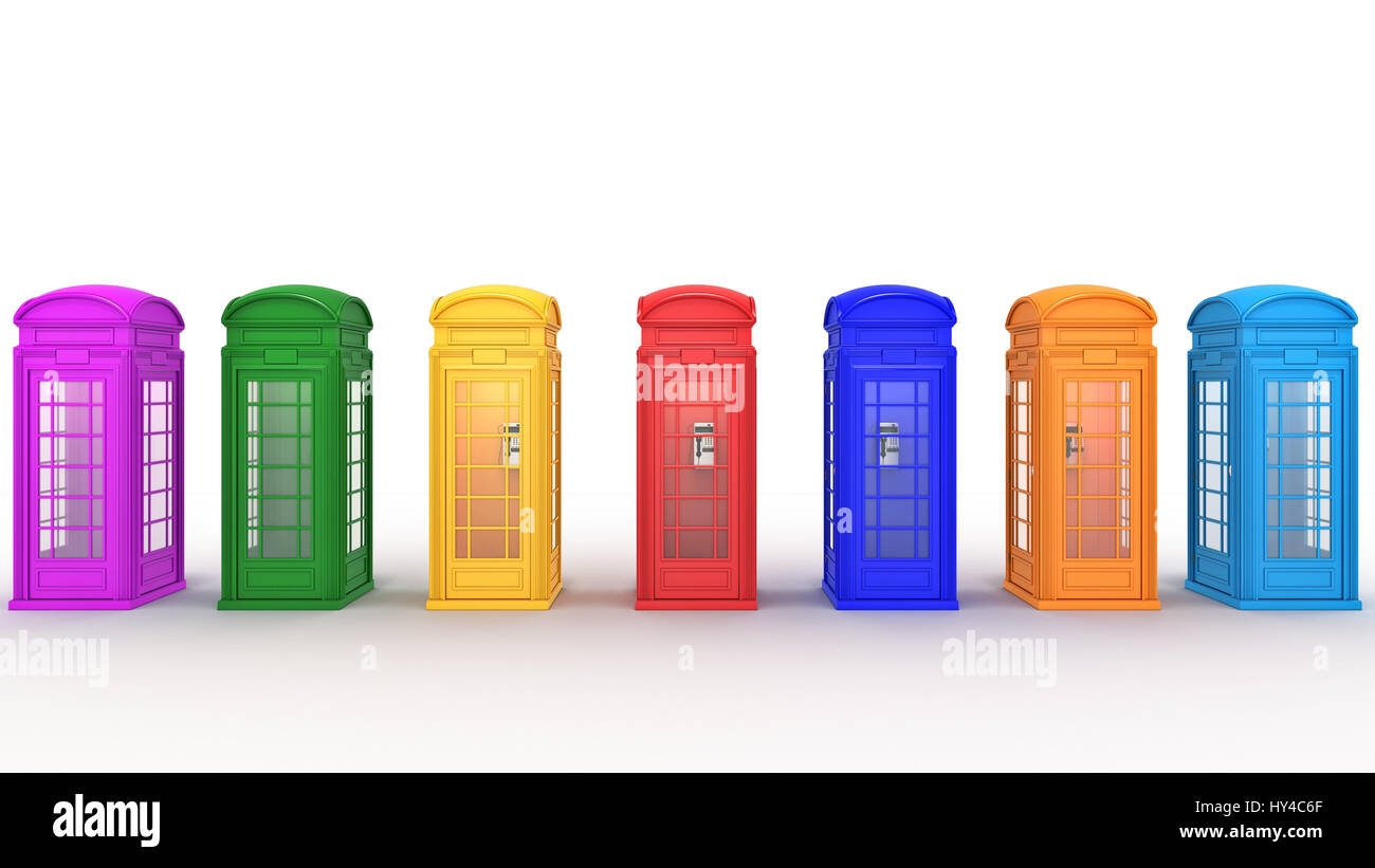 British Phone Booth in London Stock Photo - Alamy