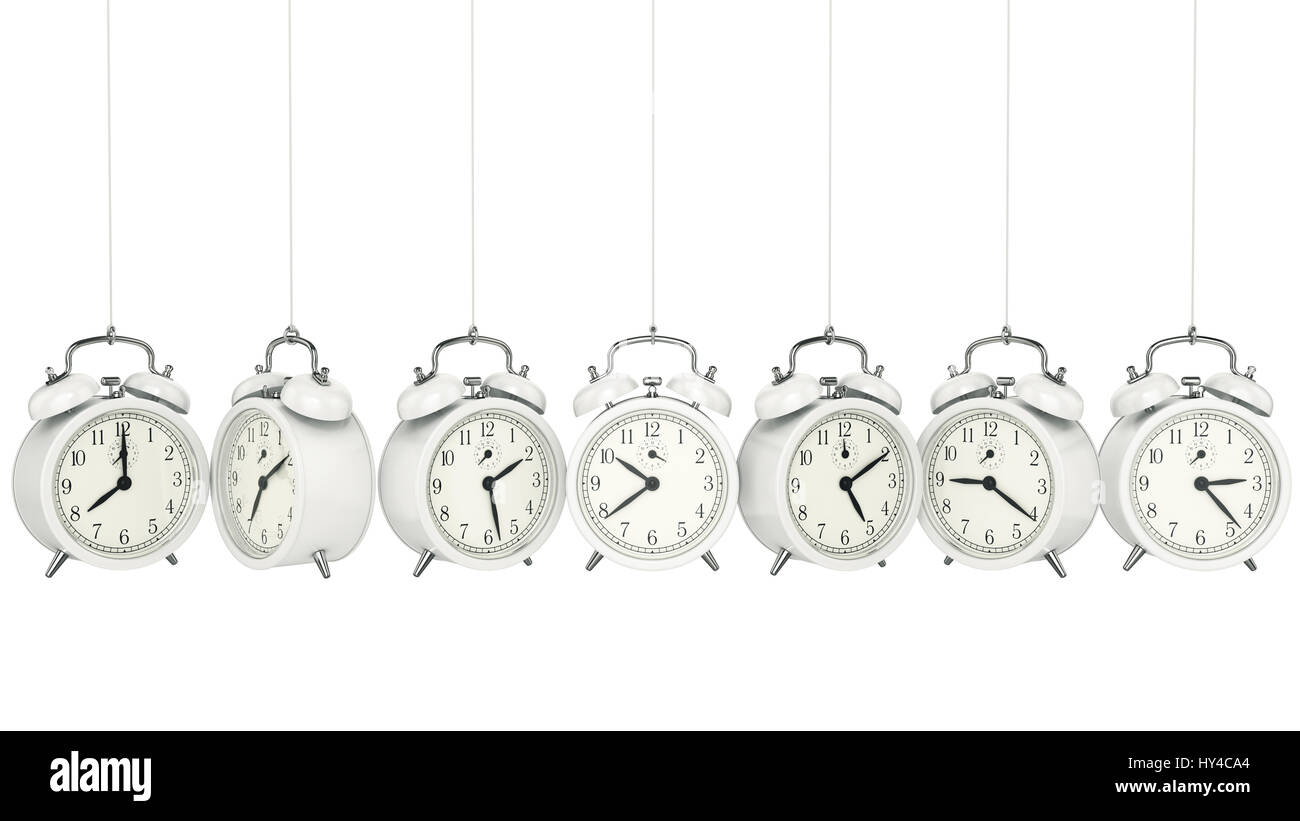 Clock alarm 3D. Time concept Stock Photo - Alamy