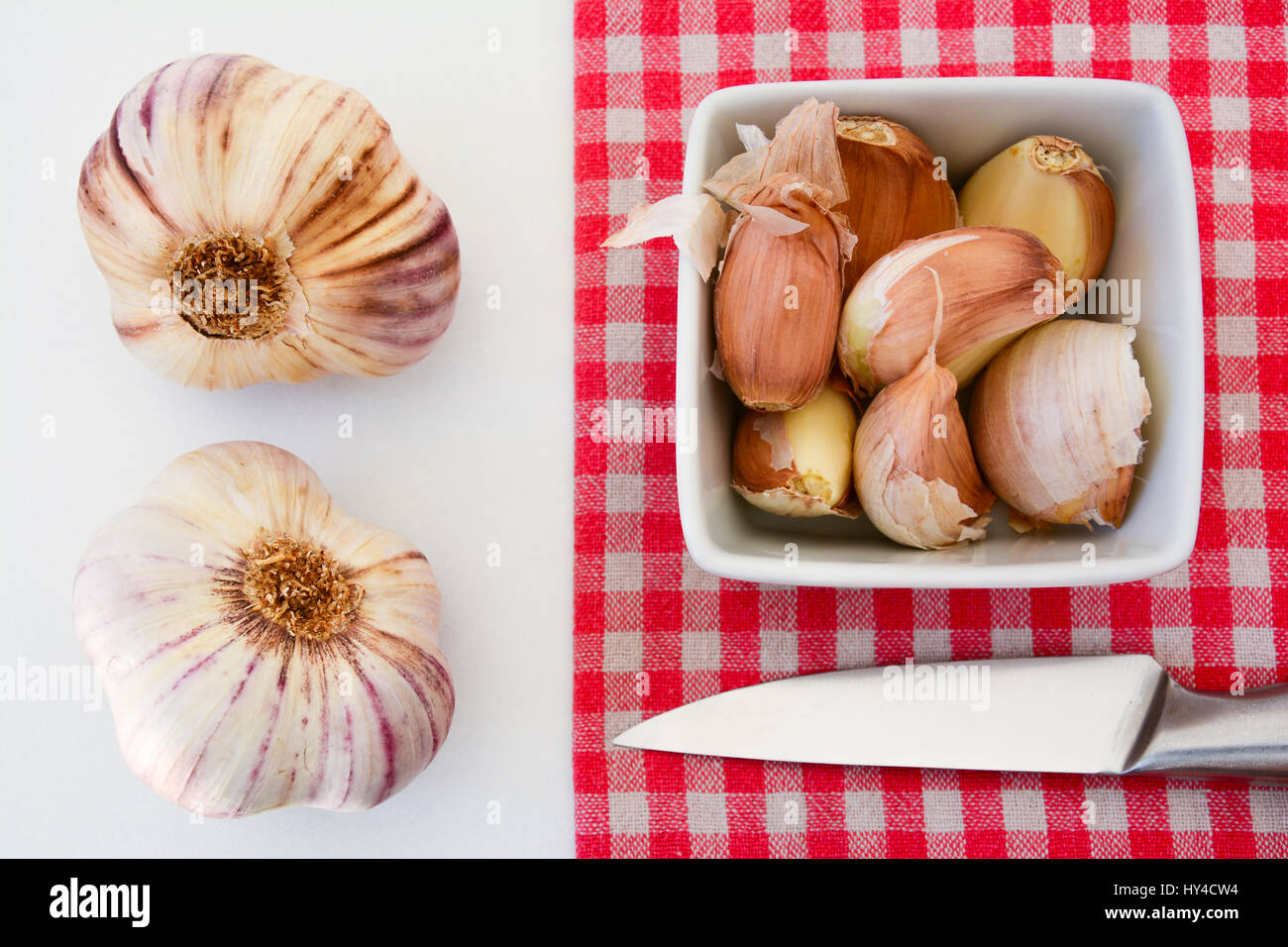 Silver garlic hi-res stock photography and images - Alamy