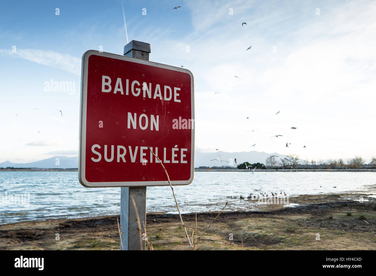 French warning sign hi-res stock photography and images - Alamy