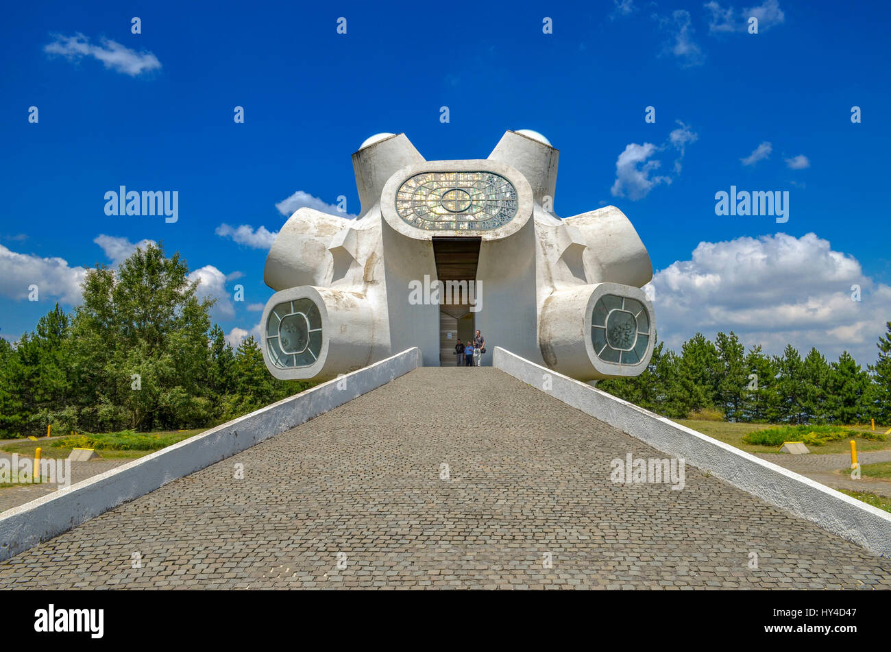 Ilinden – Makedonium memorial in Krusevo, Macedonia Stock Photo - Alamy